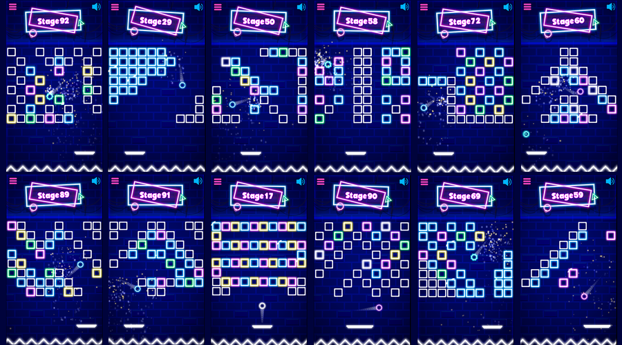 Neon Bricks - HTML5 Game by DevIndieStudio | CodeCanyon